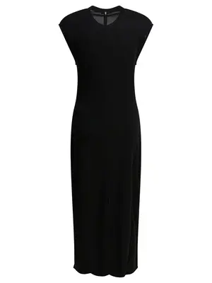 AMI Paris Zigzag Stitch Sheath Dress