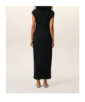 AMI Paris Zigzag Stitch Sheath Dress