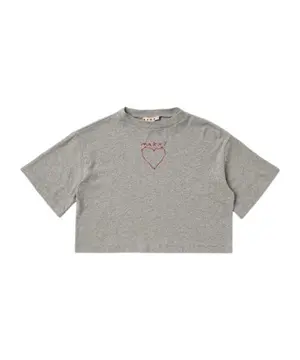 Marni Solidcolor Print Top - Gray
