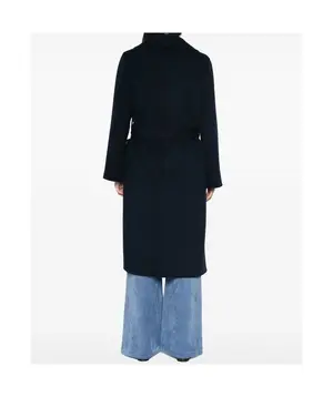 ERMANNO FIRENZE Belted Coat With Notched Lapels