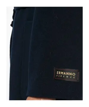 ERMANNO FIRENZE Belted Coat With Notched Lapels