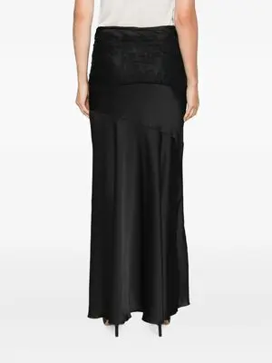 ERMANNO FIRENZE Lace-panel Drawstring Skirt