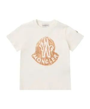 Moncler Short Sleeve Printed Top
