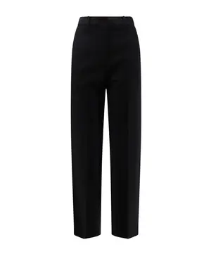ALYSI Tailored Straight-leg Pants - Black