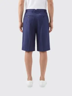 AMI Paris Pleated Tailored Shorts - Navy