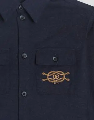 Dolce & Gabbana Melange Flannel Shirt