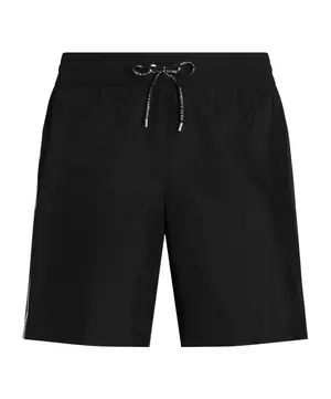 Dolce & Gabbana Dolce Gabbana Logo Tape Swim Shorts - Black