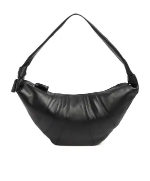LEMAIRE Shoulder Bag With Single Handle - Black
