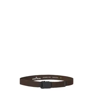Stone Island Belt With Compass Logo Buckle