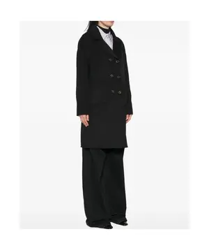 ERMANNO FIRENZE Double-breasted Long-sleeved Coat
