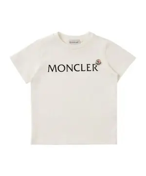 Moncler Cotton Jersey T-shirt With Printed Logo - No