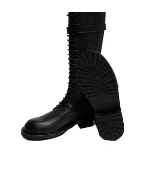 ANN DEMEULEMEESTER Knee-high Boots With Buckle