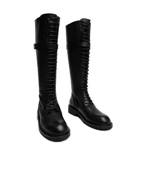 ANN DEMEULEMEESTER Knee-high Boots With Buckle