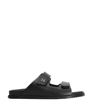 Dolce & Gabbana Dolce Gabbana Logo Plaque Sandals