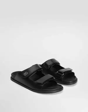 Dolce & Gabbana Dolce Gabbana Logo Plaque Sandals
