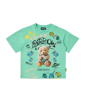 BARROW Frontprint Top - Green