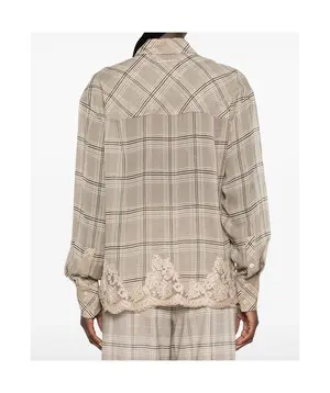 ERMANNO FIRENZE Long-sleeve Shirt With Lace Details