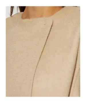 Max Mara Long-sleeved Coat - Beige