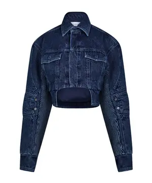 Off-White Fresh And Versatile Coat - Blue