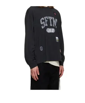 SONG FOR THE MUTE Drape Crew Neck T-shirt