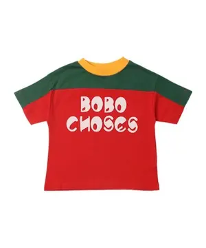 BOBO CHOSES Minimal Print Top - Red