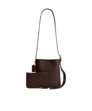 COACH Bleecker Bucket Bag 21 In Signature Canvas
