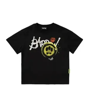 BARROW Frontprint Top - Black