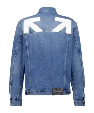 Off-White Long-sleeve Denim Jacket