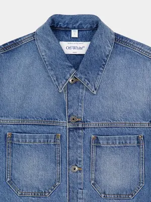 Off-White Long-sleeve Denim Jacket