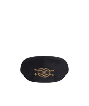 Dolce & Gabbana Dolce Gabbana Logo Patch Flat Cap