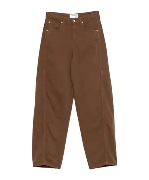 ERMANNO FIRENZE Paneled Wide-leg Jeans