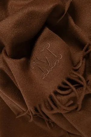 Max Mara Tasseled Scarf - Brown