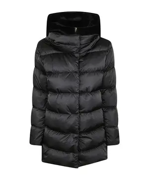 Herno Detachable-hood Padded Jacket - Black