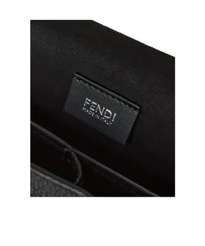 Fendi Grained Leather Crossbody Bag