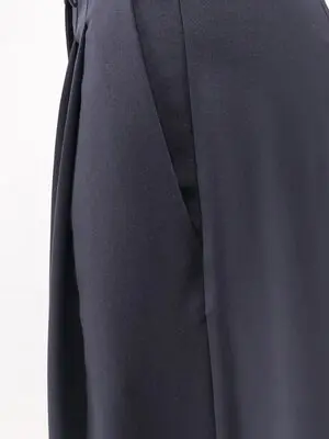 ALYSI High-waist Pleated Wide-leg Pants