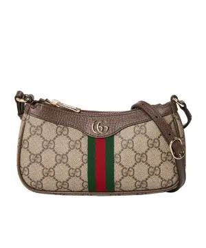 Gucci Monogram Patterned Shoulder Bag - Multicolor