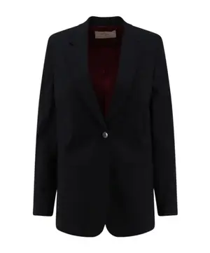 ALYSI Single-breasted Blazer - Nero