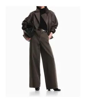 Emporio Armani Five-pocket Wide-leg Jeans