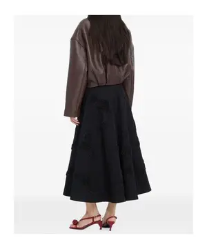 ROTATE BY BIRGER CHRISTENSEN Bonded Leather Jacket