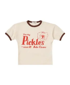 BOBO CHOSES Print Crewneck Top - Nude