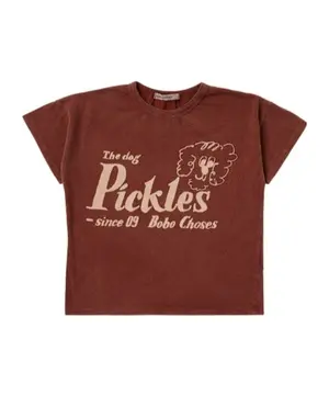 BOBO CHOSES Crewneck Top - Brown
