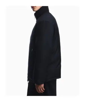 Emporio Armani Down Jacket In Virgin Wool And Viscose Twill