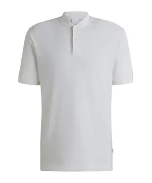 Hugo Boss Collarless Polo Shirt