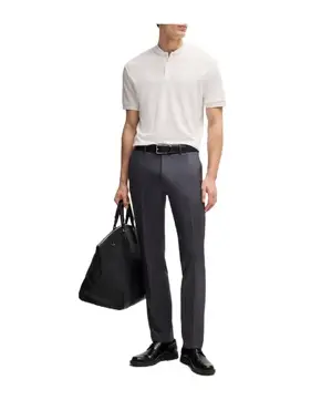 Hugo Boss Collarless Polo Shirt