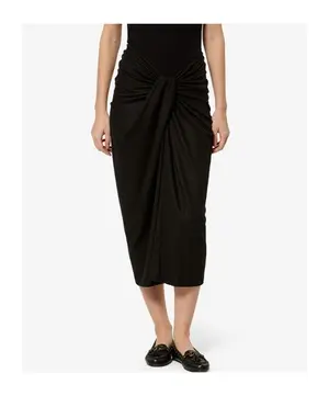 Isabel Marant Étoile Draped Knot-detail Midi Skirt