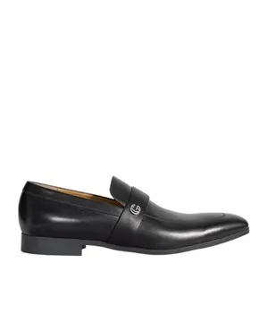 Gucci Loafer With Double G - Black