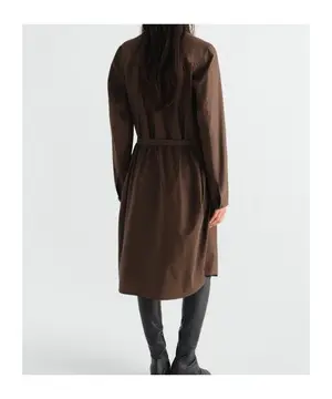 LEMAIRE Sailor Dress In Washed Cotton And Silk Blend