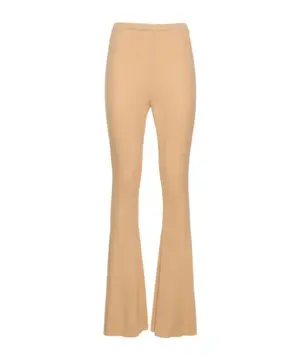 Magda Butrym Highwaist Casual Pants - Nude