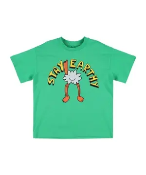 Stella McCartney Minimal Print Tshirt - Green