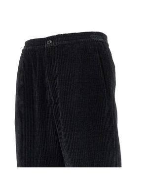 Emporio Armani Elastic-waist Casual Trousers